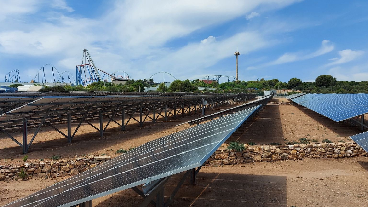 Ride and shine: PortAventura goes solar to power amusement park | Euronews