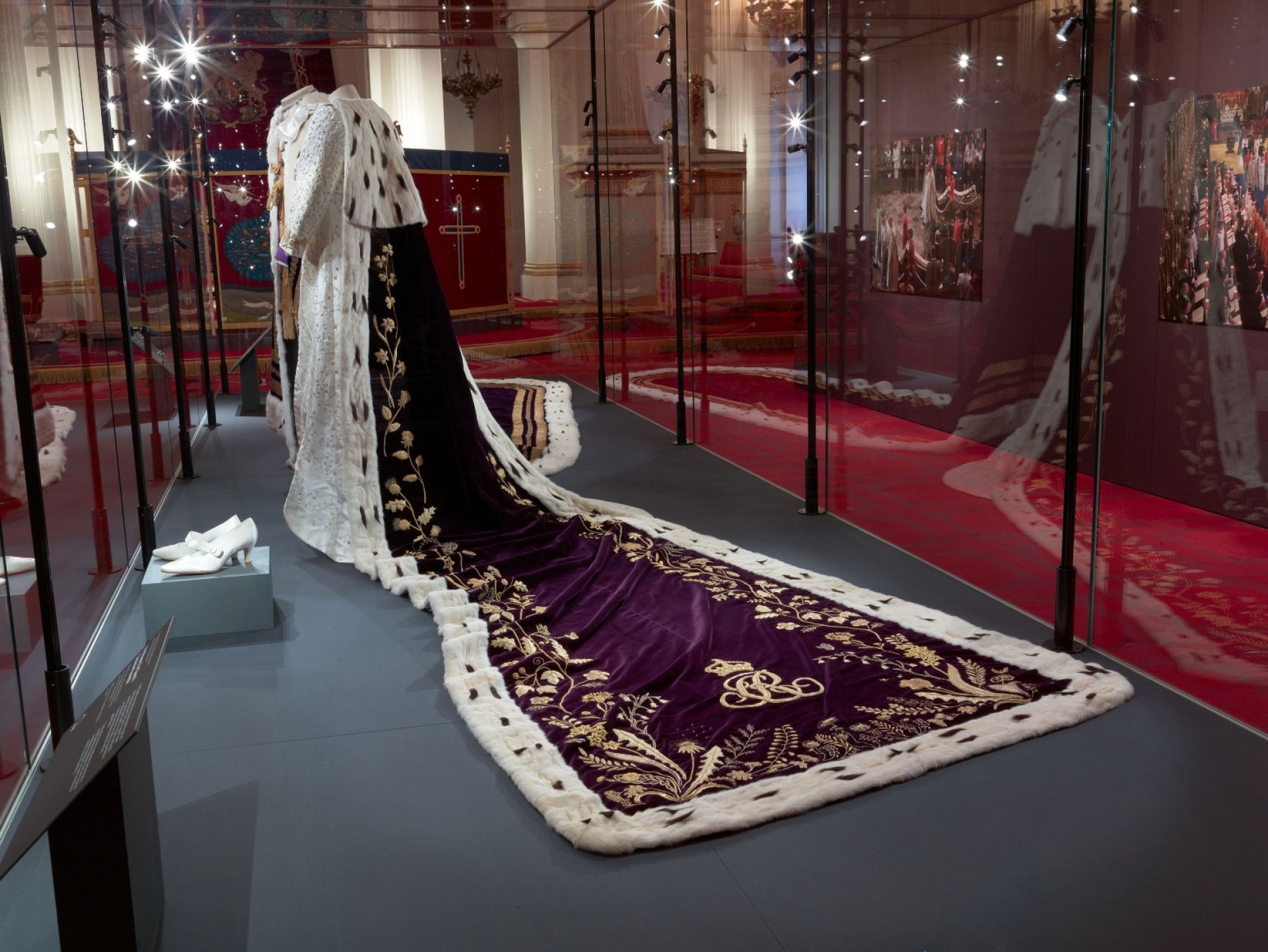 King Charles and Queen Camilla's coronation costumes on show in new ...