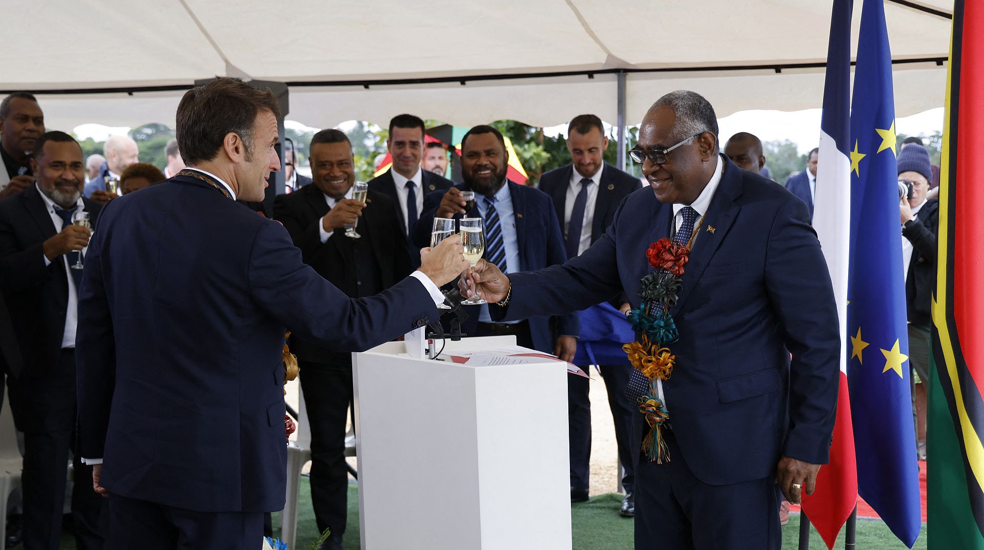 French President Macron travels to Vanuatu for historic visit and warns ...