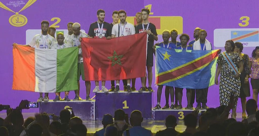 Morocco wins 'ball juggling' show in La Francophonie games Kinshasa ...