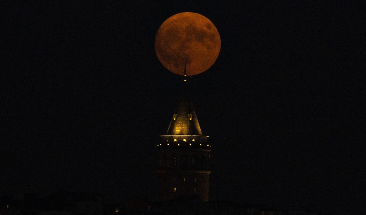 In pictures: Rare Super Blue Moon dazzles stargazers in the skies over ...