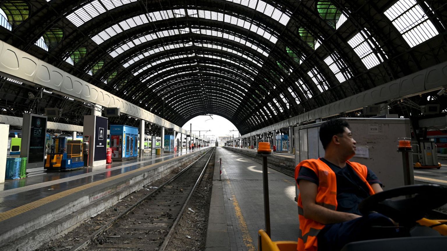 Five rail workers killed in Italy after being hit by train going at 160 ...