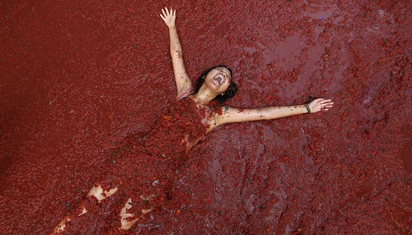 La Tomatina 2023: The best pictures from the world's biggest food fight ...