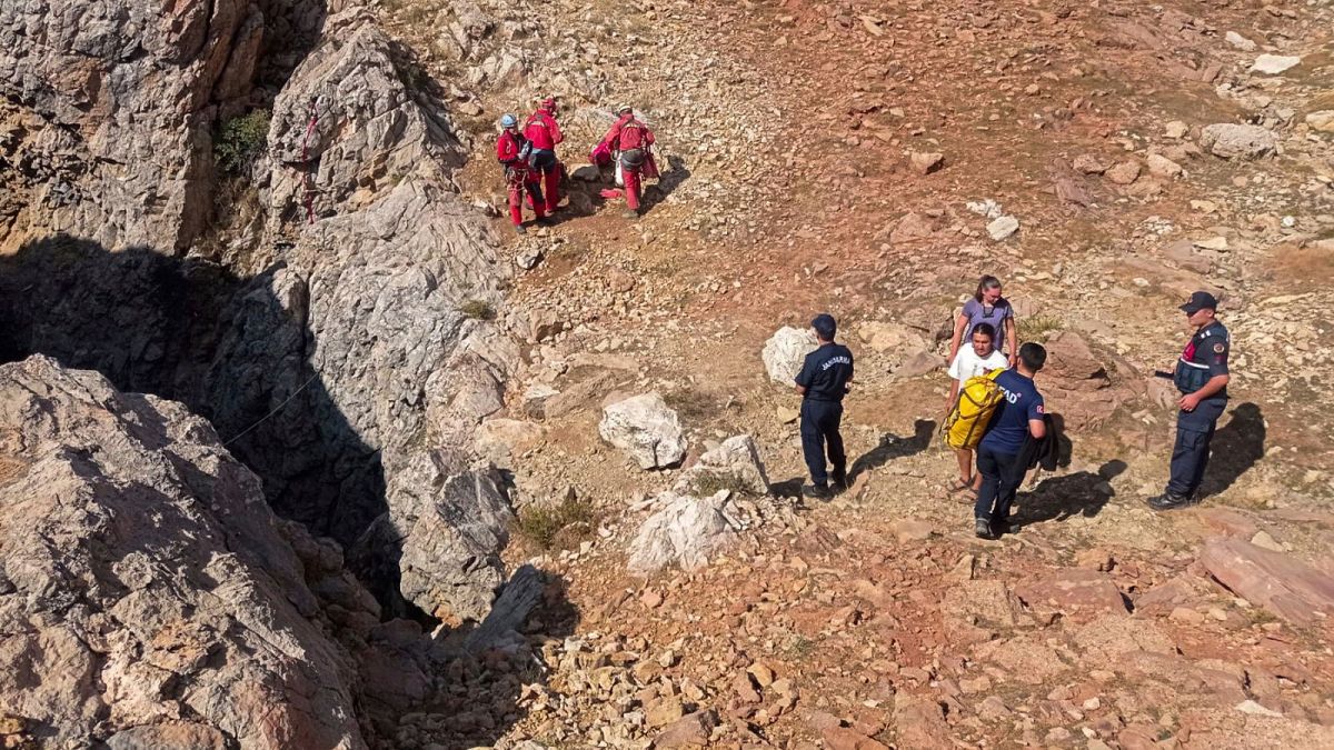 Researcher trapped more than 3,000 feet inside a cave in southern ...