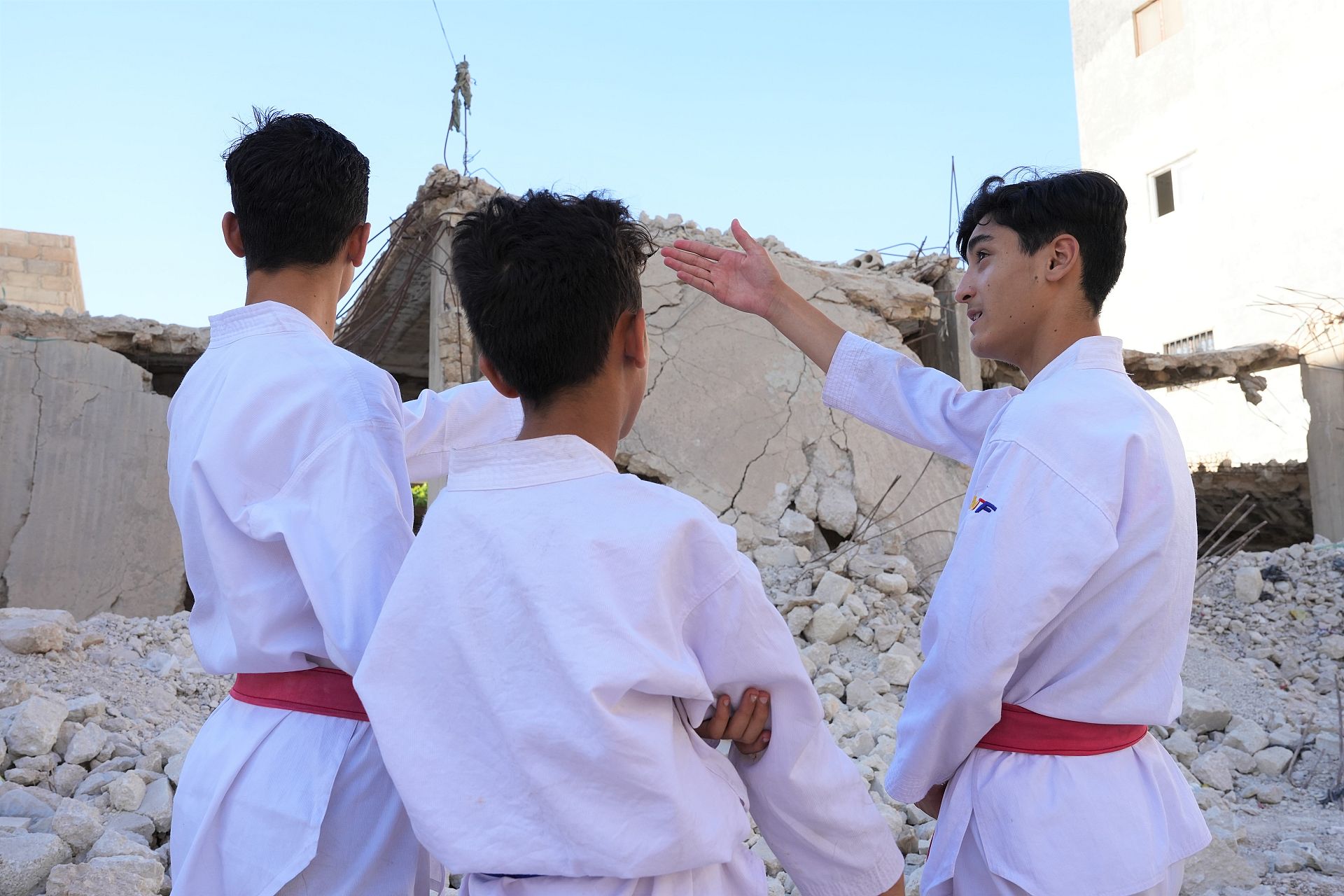Meet the Taekwondo warriors rising from the dust and ashes of Syria ...