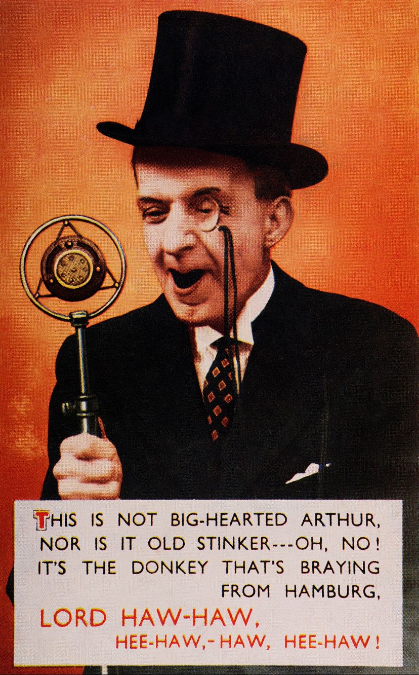 Culture Re-View: Nazi propagandist Lord Haw-Haw sentenced to death for ...