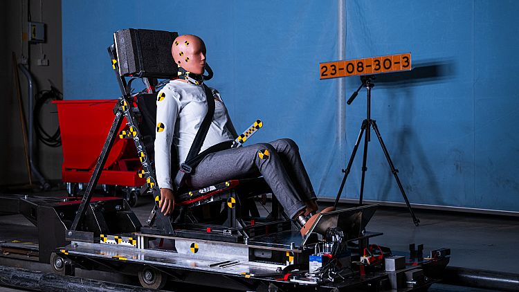 This is the first crash test dummy modelled on the female body. Will it ...