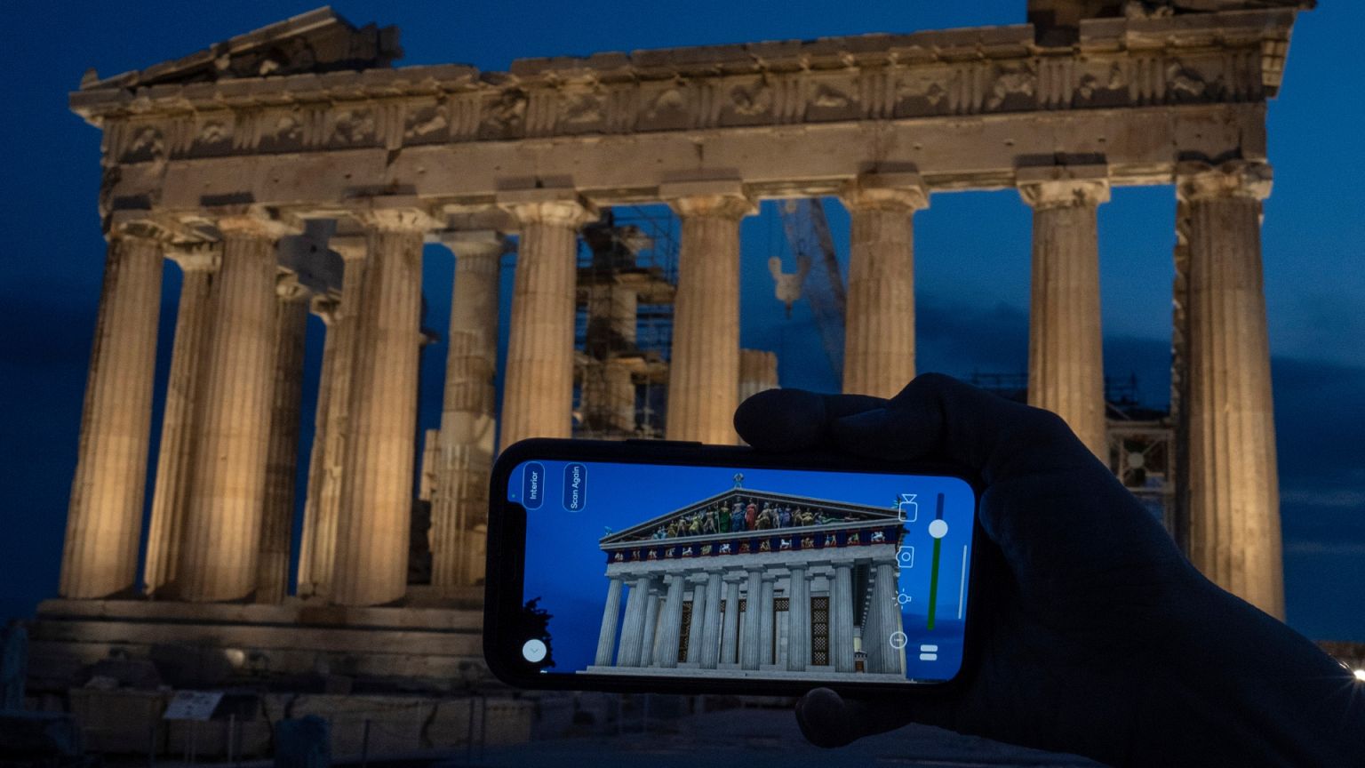 A new augmented reality app shows the Acropolis as ancient Greeks knew ...