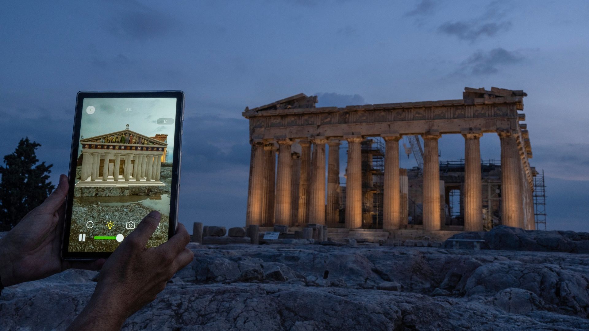 A new augmented reality app shows the Acropolis as ancient Greeks knew ...