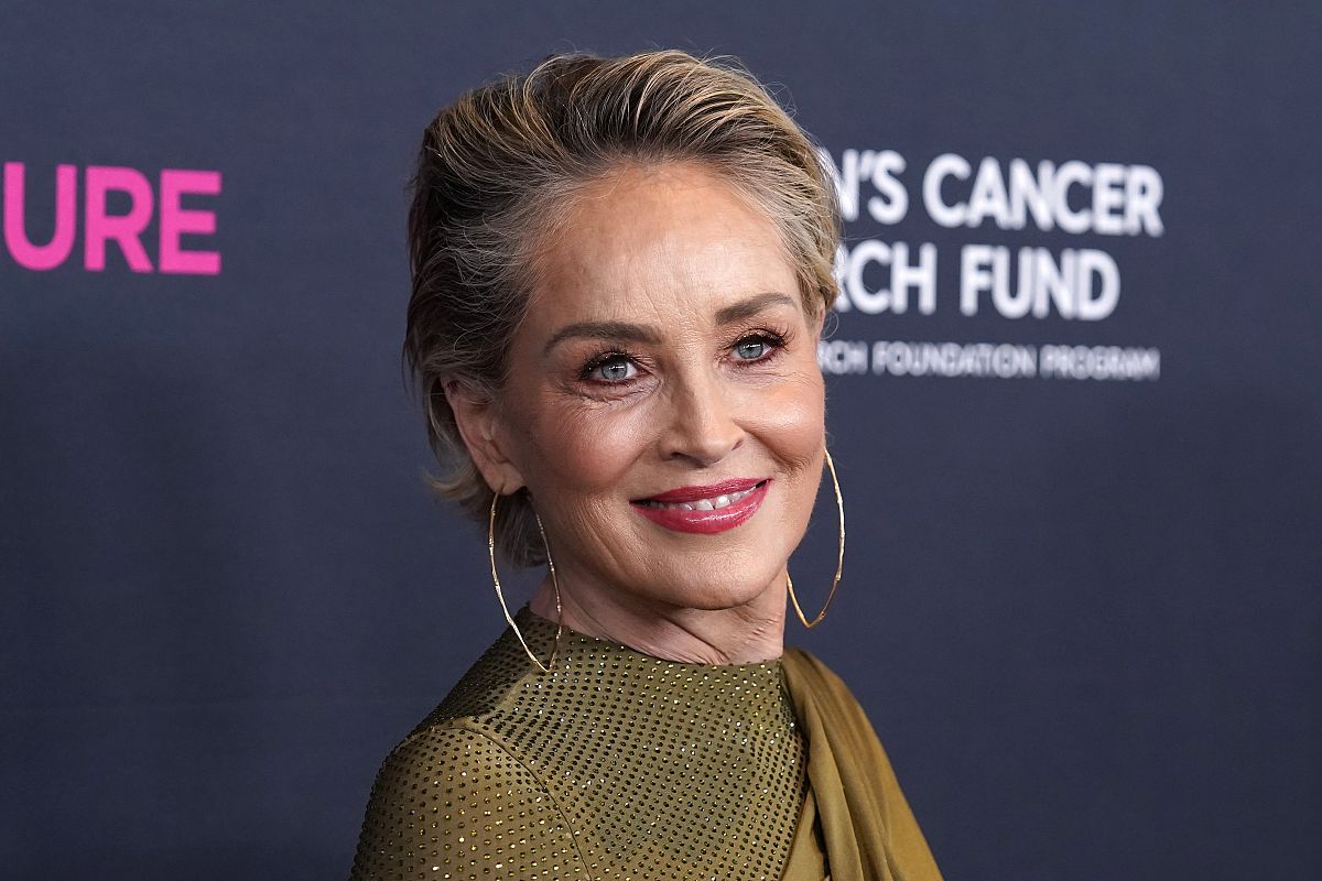 'Basic Instinct' actress Sharon Stone reveals abstract paintings in new ...
