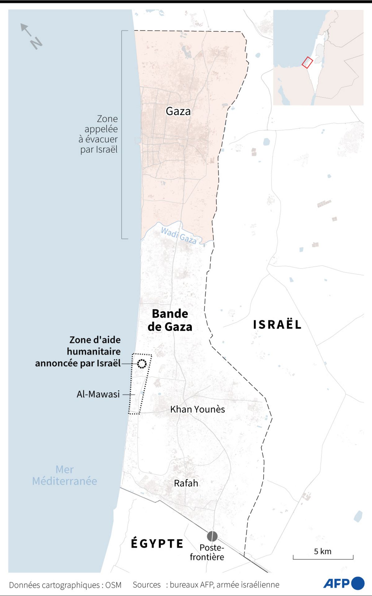Quelle taille fait la bande de Gaza ? | Euronews