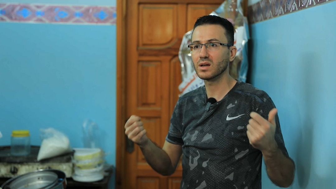 Irish passport-holder Ibrahim Al-Agha hosts 90 displaced people at his ...