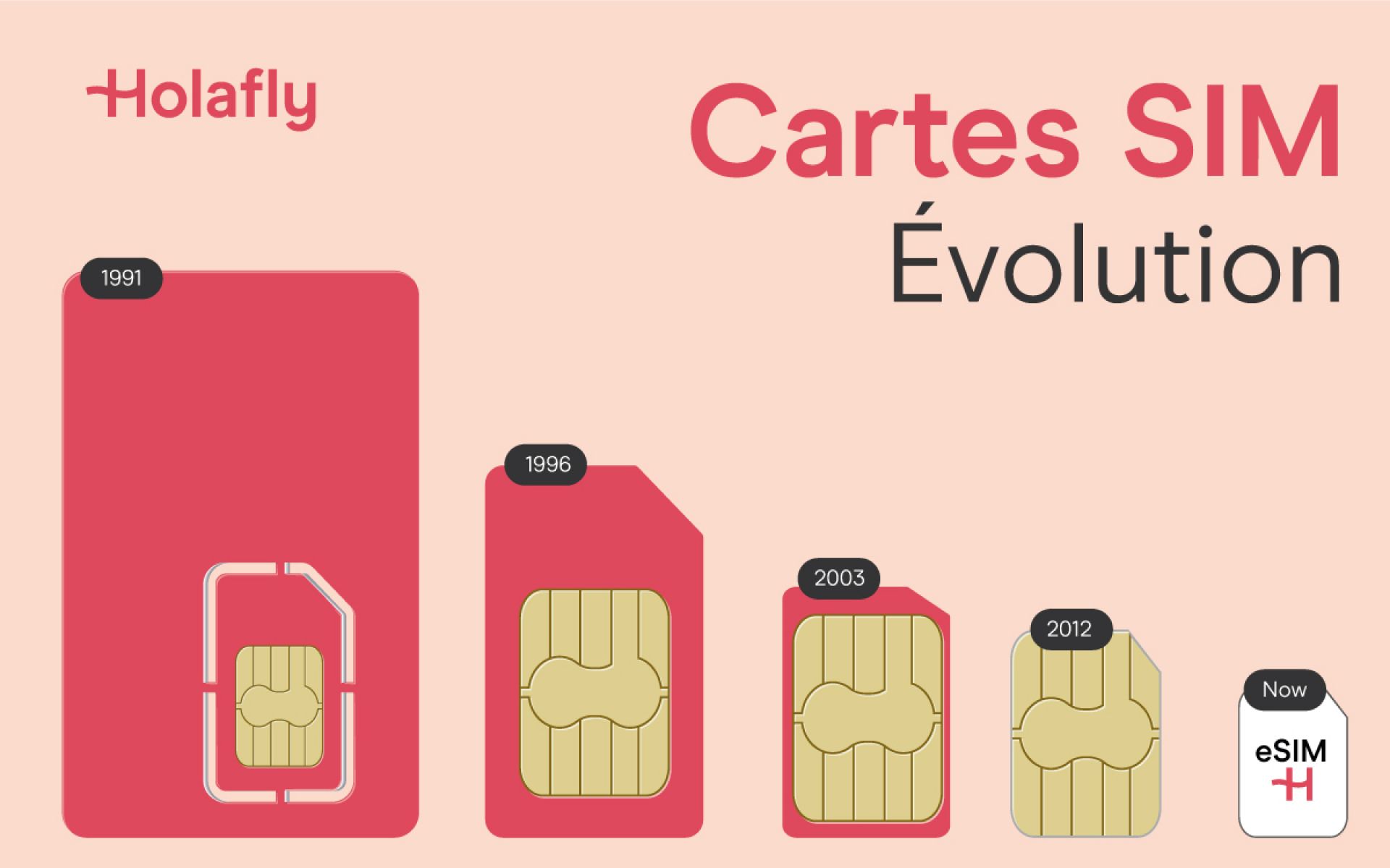 Fini les cartes SIM en plastique : L' eSIM Holafly pour les nomades ...