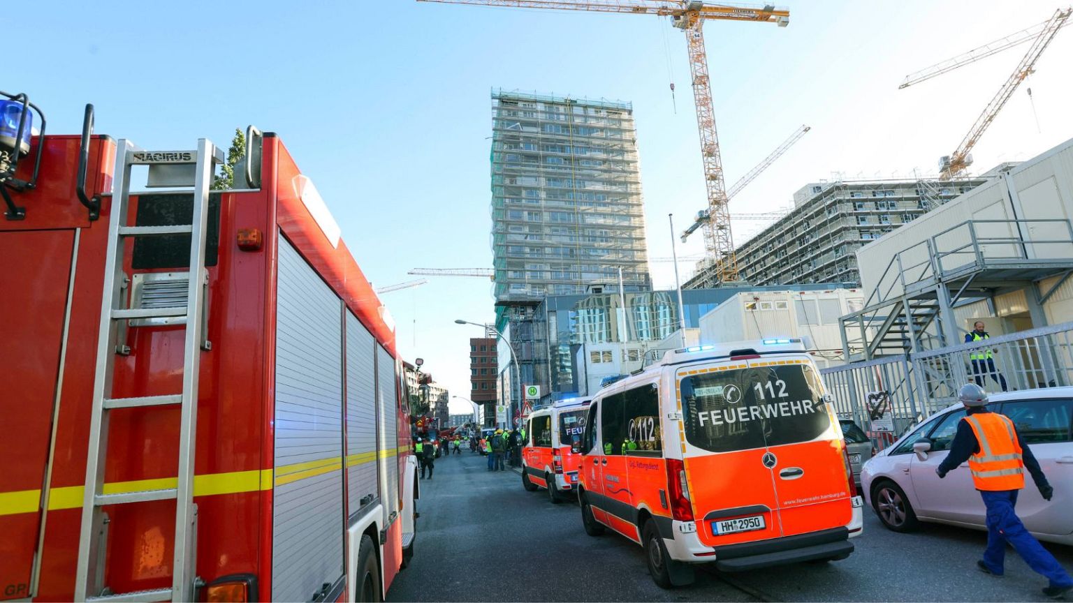 Five killed in construction site incident in Germany after scaffolding ...