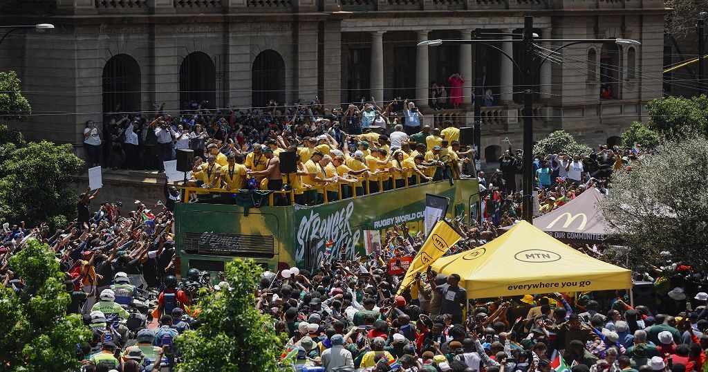 Springbok 'legends' start homecoming World Cup victory tour | Africanews