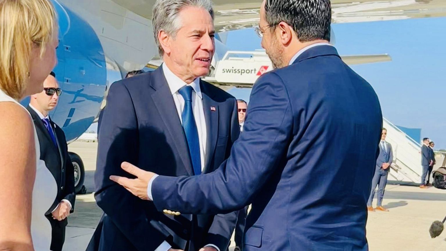 Συνάντηση Μπλίνκεν- Χριστοδουλίδη στην Κύπρο για τις εξελίξεις στη Μέση ...
