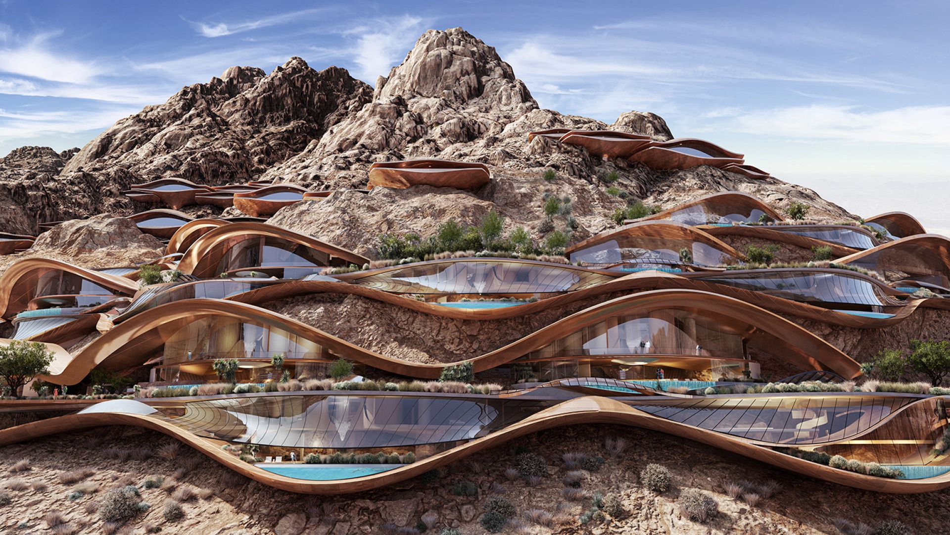 Saudi Arabia is building a futuristic ski resort in the middle of the ...