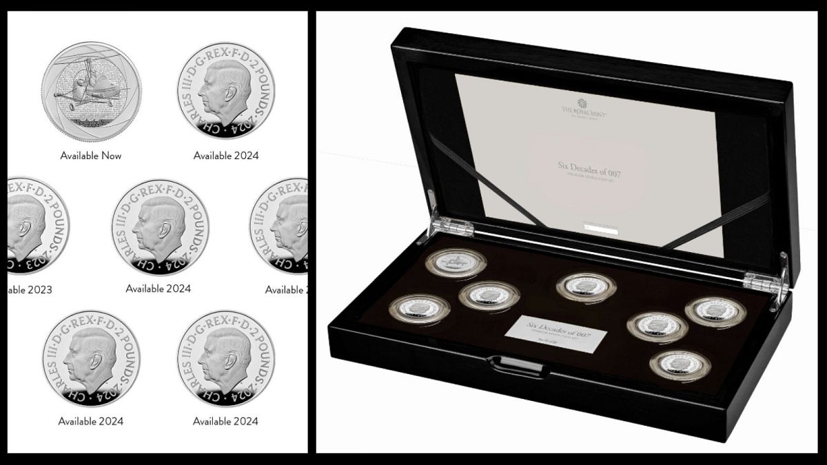 Quantum of Coinage: Royal Mint reveals coins to celebrate six decades ...