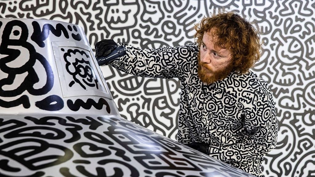 Doodle drama: Artist faces backlash over plans for a scribble-covered ...