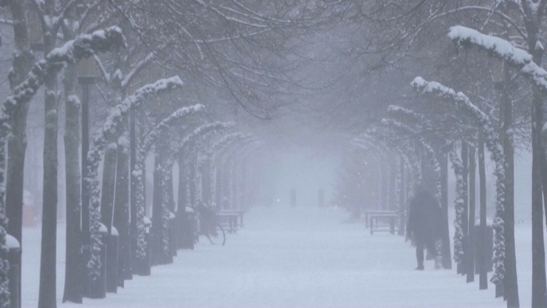 Video. European capitals are covered with snow for first time this ...