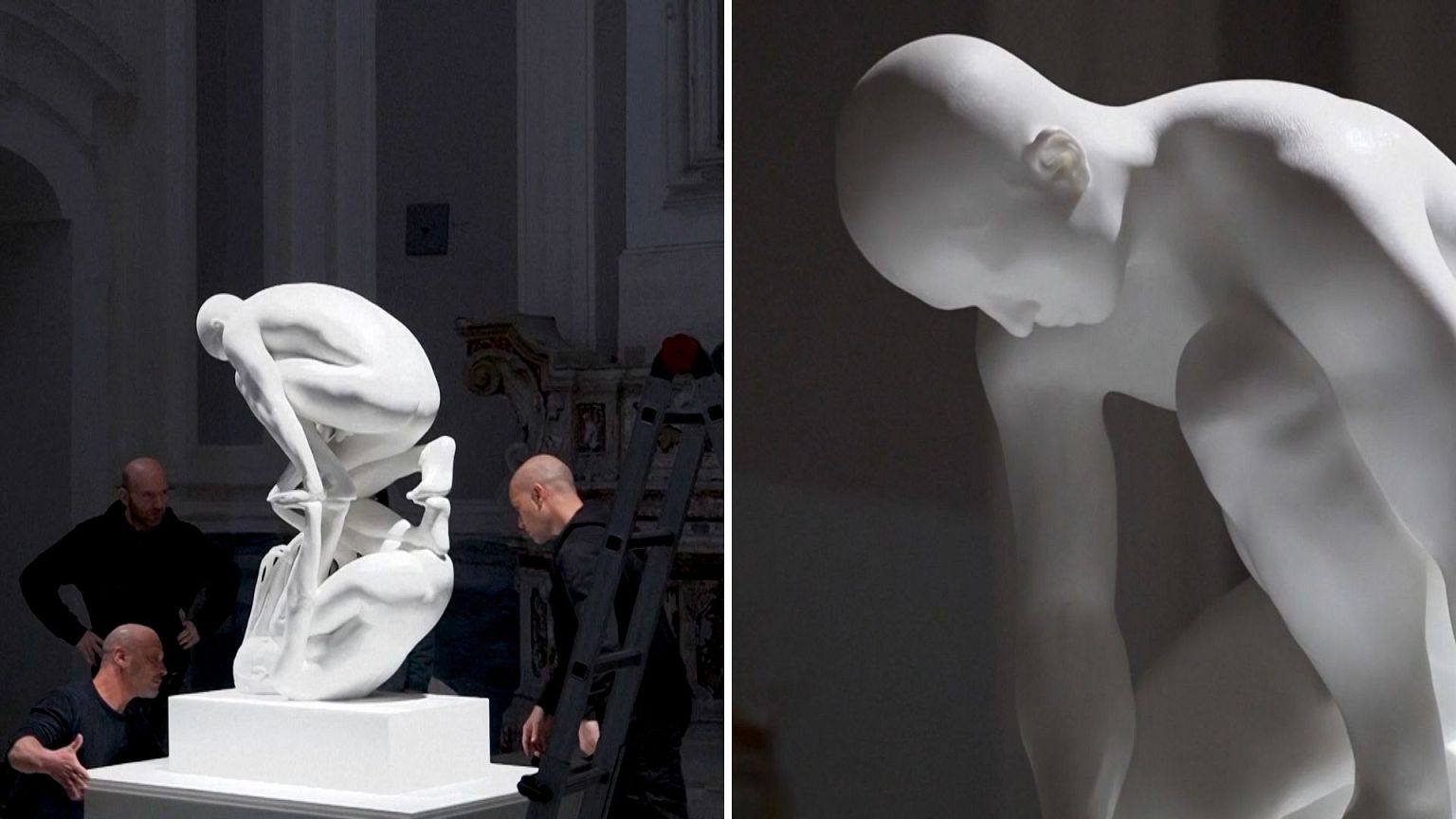 Celebrated Italian sculptor Jago unveils spectacular new artwork in ...