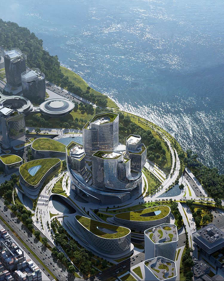 German firm wins competition to build futuristic HQ of Chinese tech ...