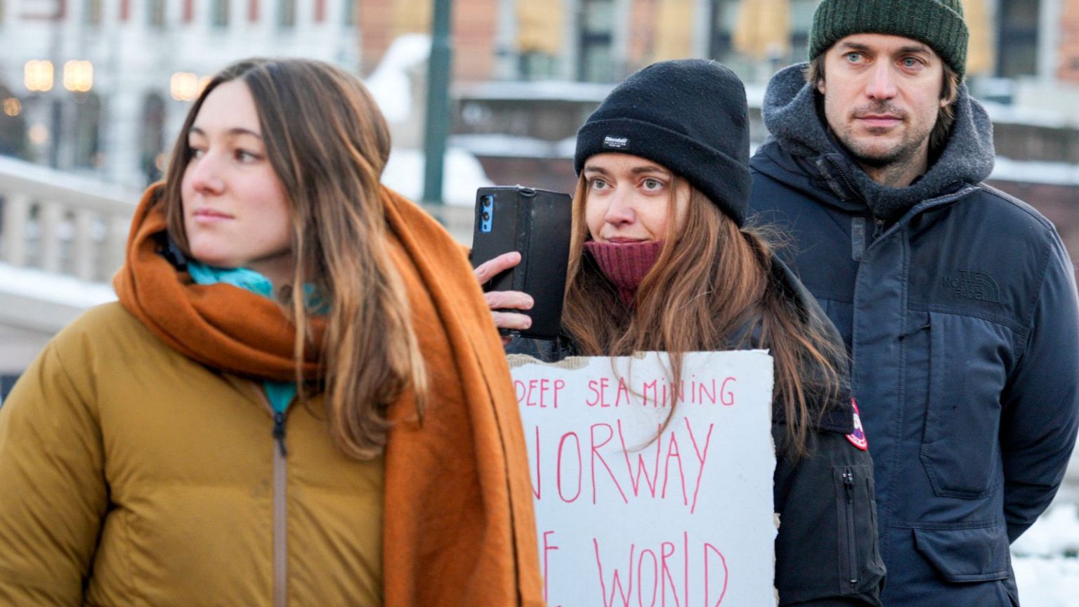 Environmental activists protest Norway’s move to allow seabed mining ...