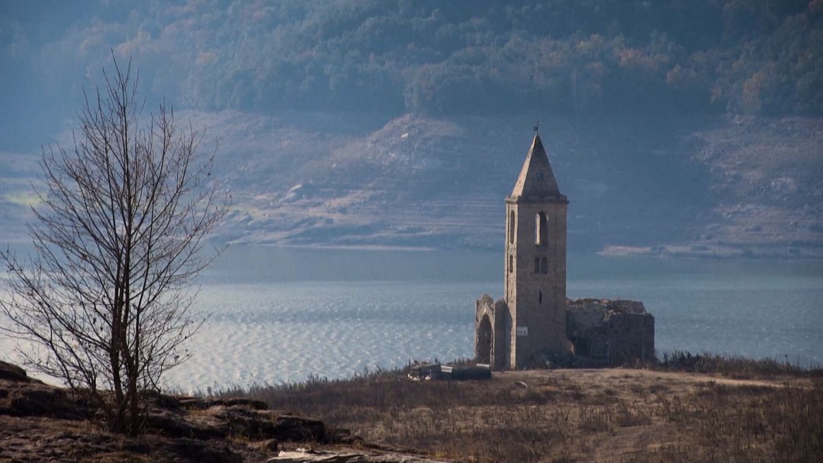 Drought reveals sunken 11th century church as Spain battles prolonged ...