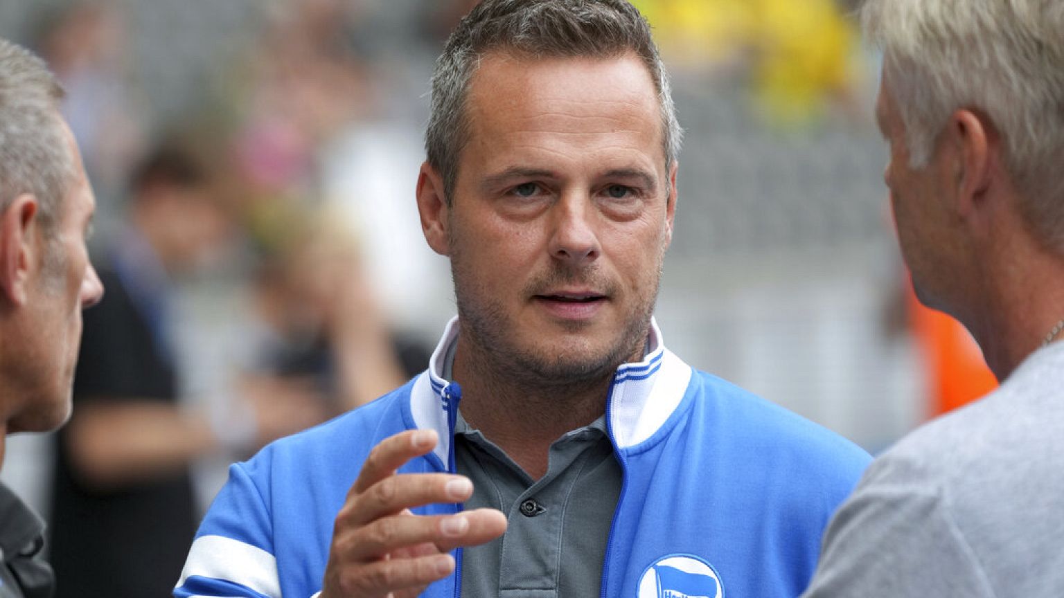 Hertha Berlin futbol kulübünün başkanı Kay Bernstein 43 yaşında ...