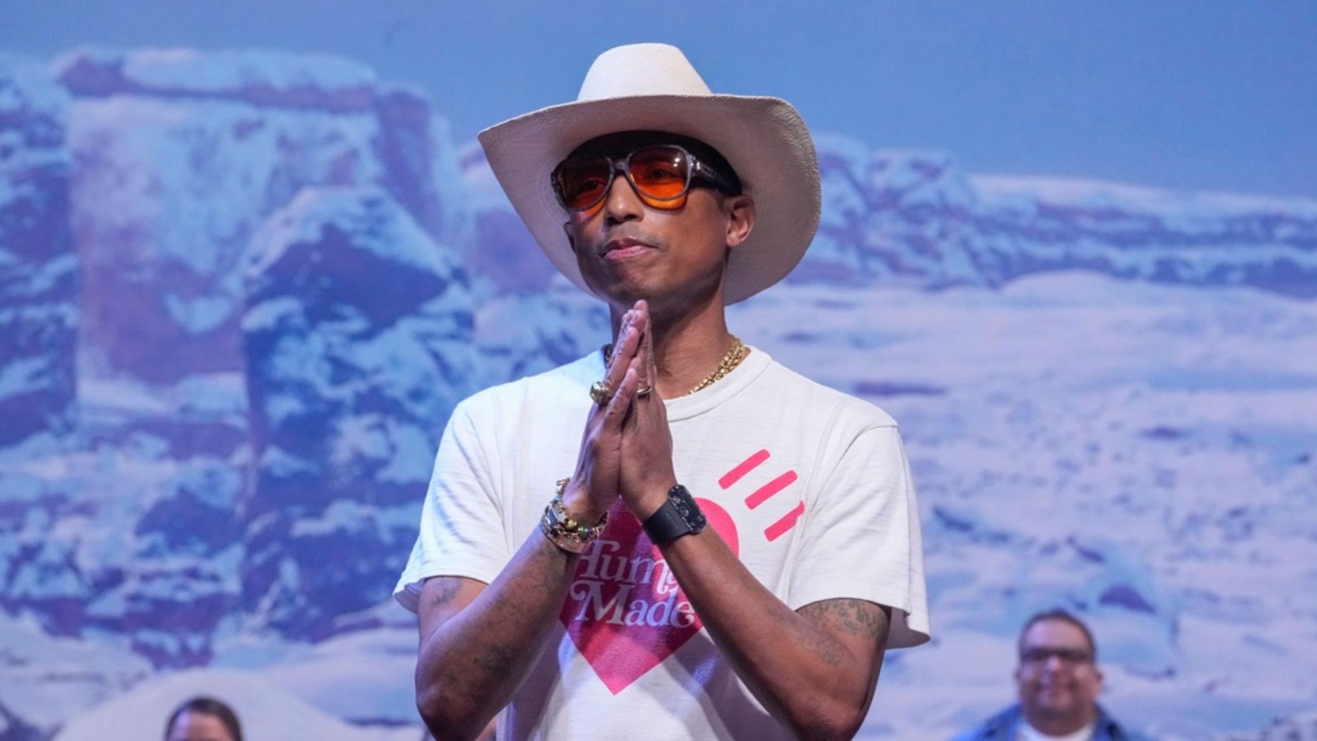 Pharrell Williams showcases Wild West-inspired collection at Louis ...