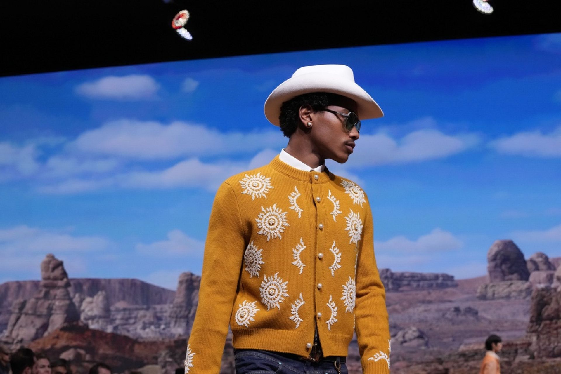 Pharrell Williams showcases Wild West-inspired collection at Louis ...