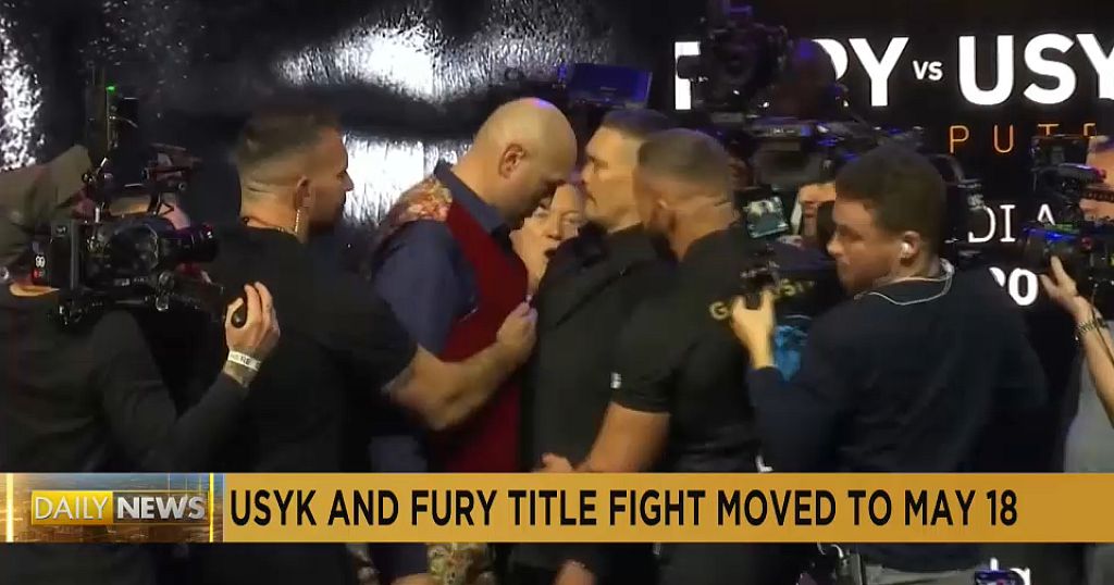 Usyk and Fury title fight rescheduled to May 18 in Saudi Arabia ...