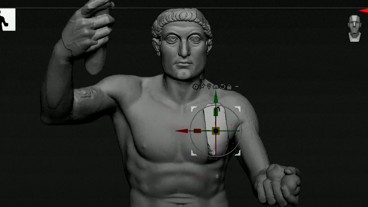 How scientists reconstructed a huge statue of Emperor Constantine the ...