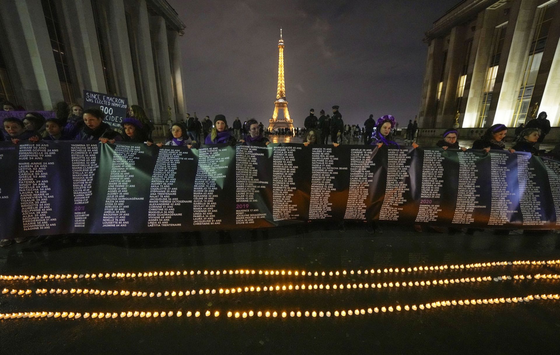 Activists denounce 900 femicides under Macron presidency in Paris ...