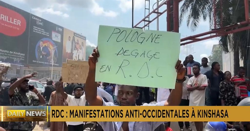 DR Congo: anti-Western protests take place in Kinshasa | Africanews