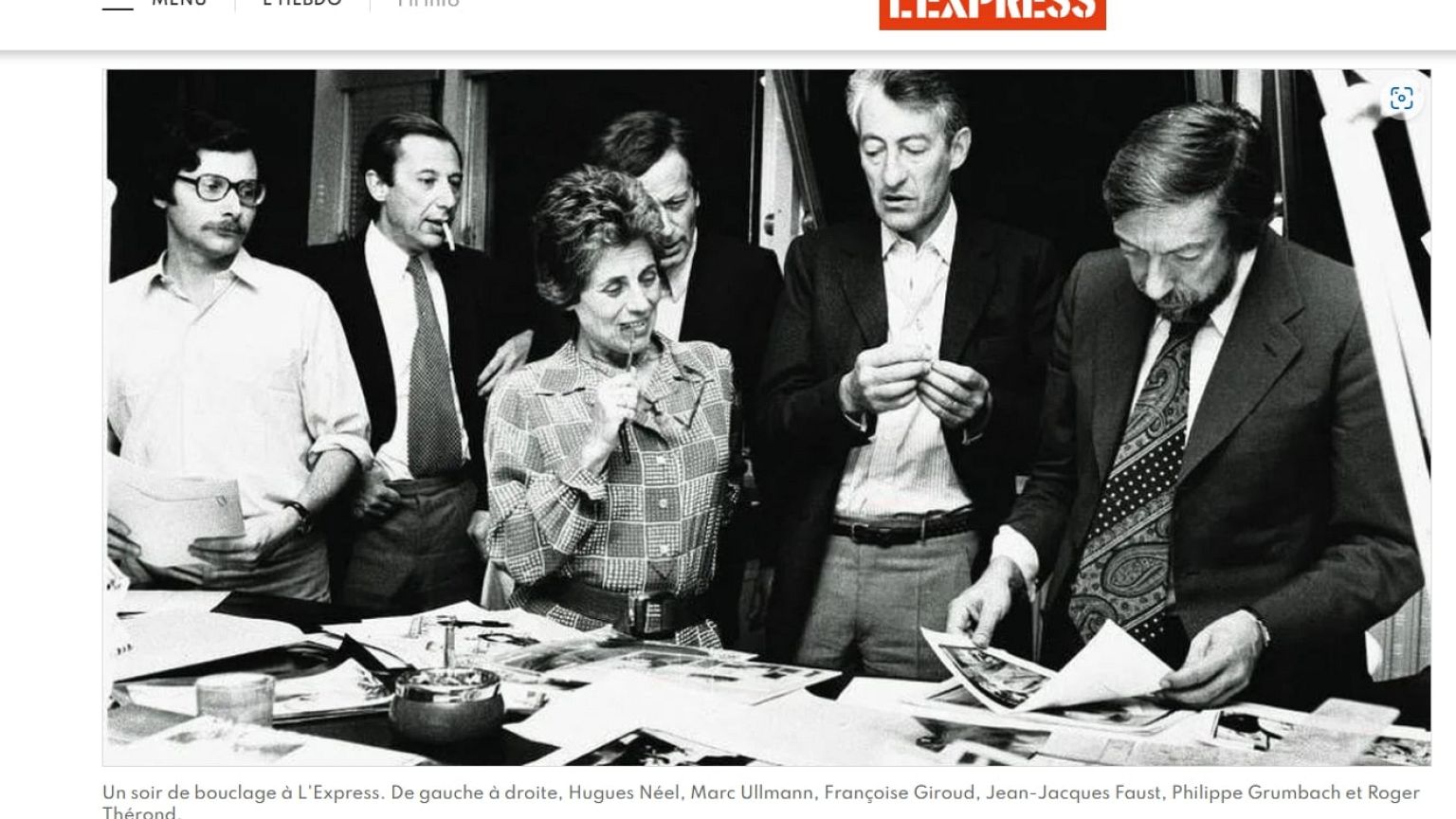 Fransız dergisi L'Express, eski yöneticisi Grumbach'ın 35 yıl boyunca ...