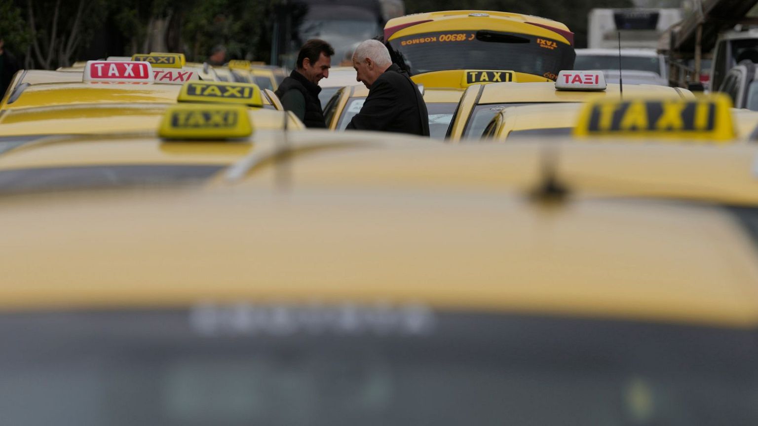 Athens taxi drivers launch strike the same day as public transport ...