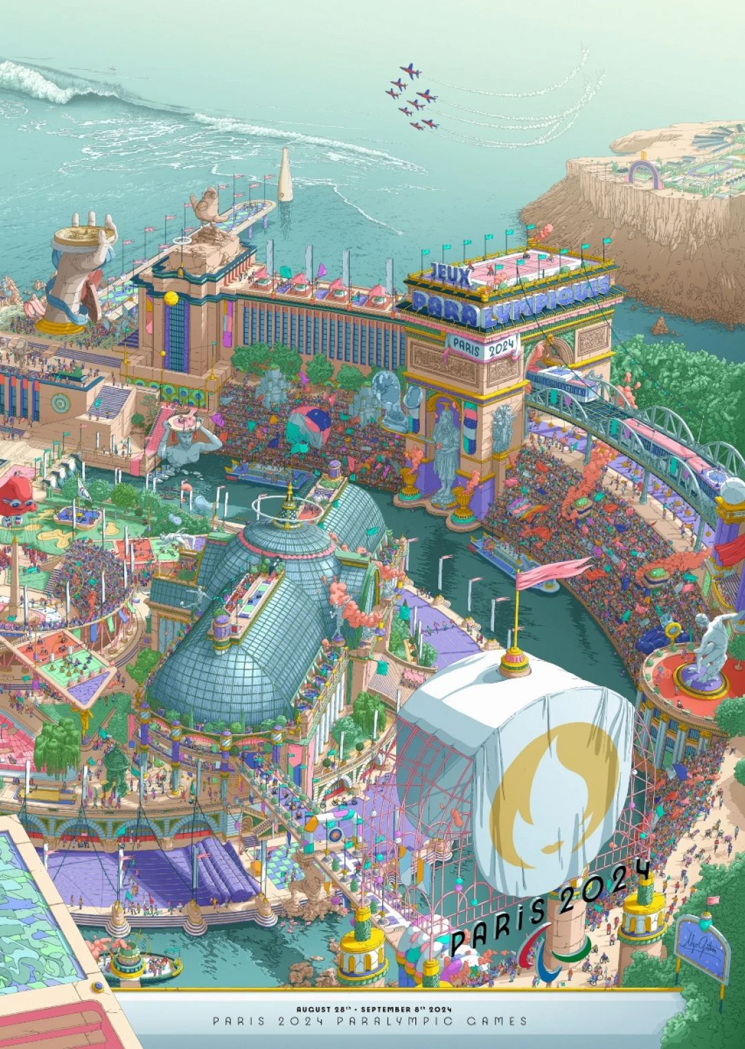 Paris 2024: Official Olympic Games posters by Ugo Gattoni revealed ...