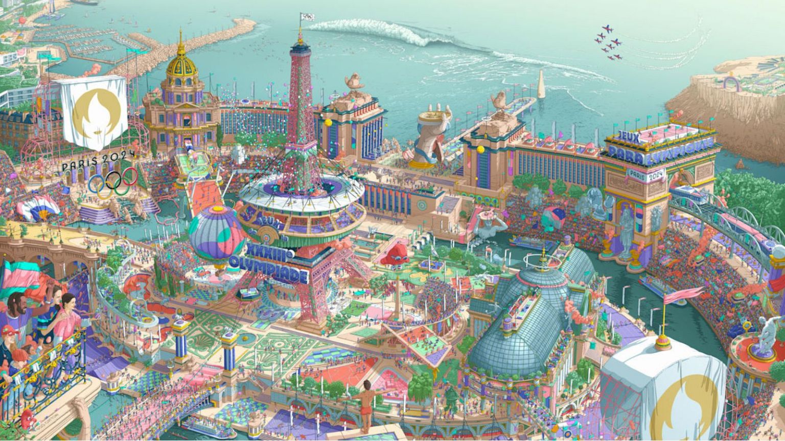 Paris 2024: Official Olympic Games posters by Ugo Gattoni revealed ...