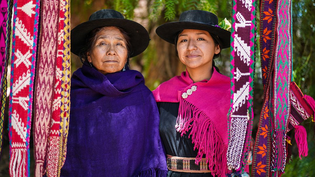 WATCH: The Andean weaver preserving her vibrant handcrafting heritage ...