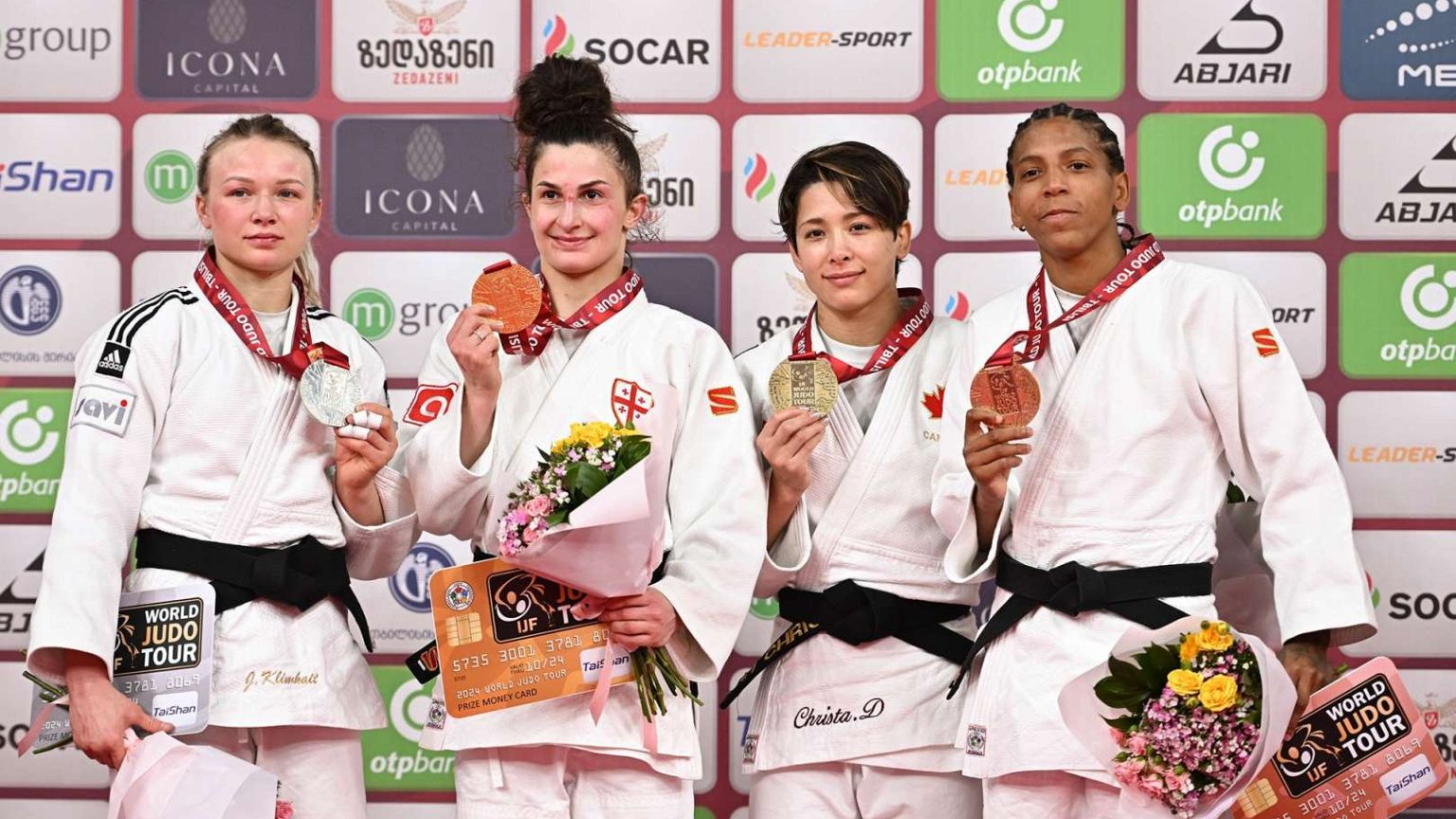 La Géorgie remporte l'or lors de la première journée du Grand Chelem de ...