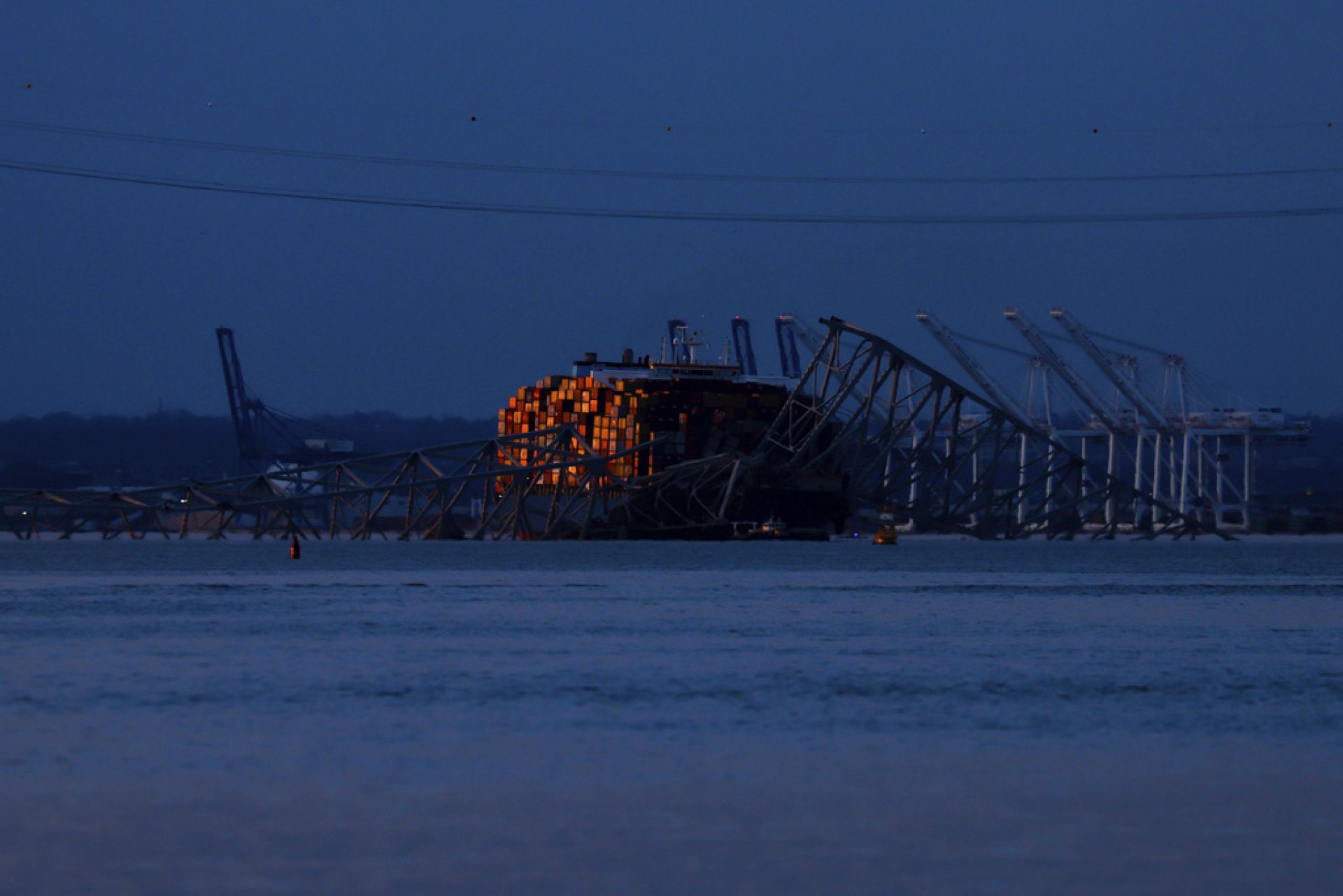 Channel opened for vessels clearing collapsed Baltimore bridge site ...