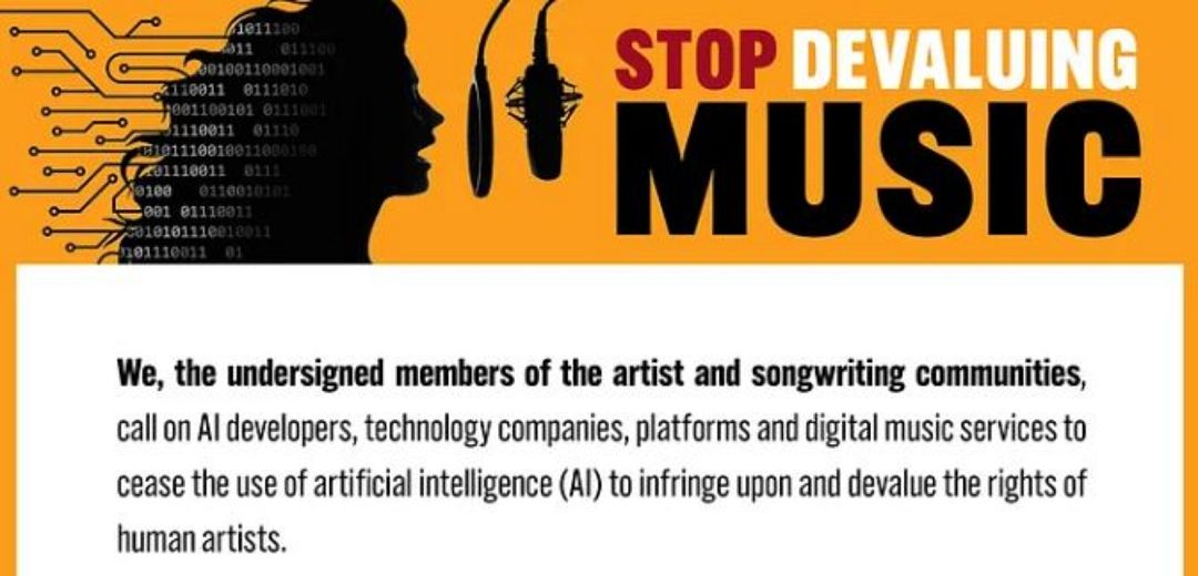 Artists sign open letter warning against 'predatory' use of AI in music ...