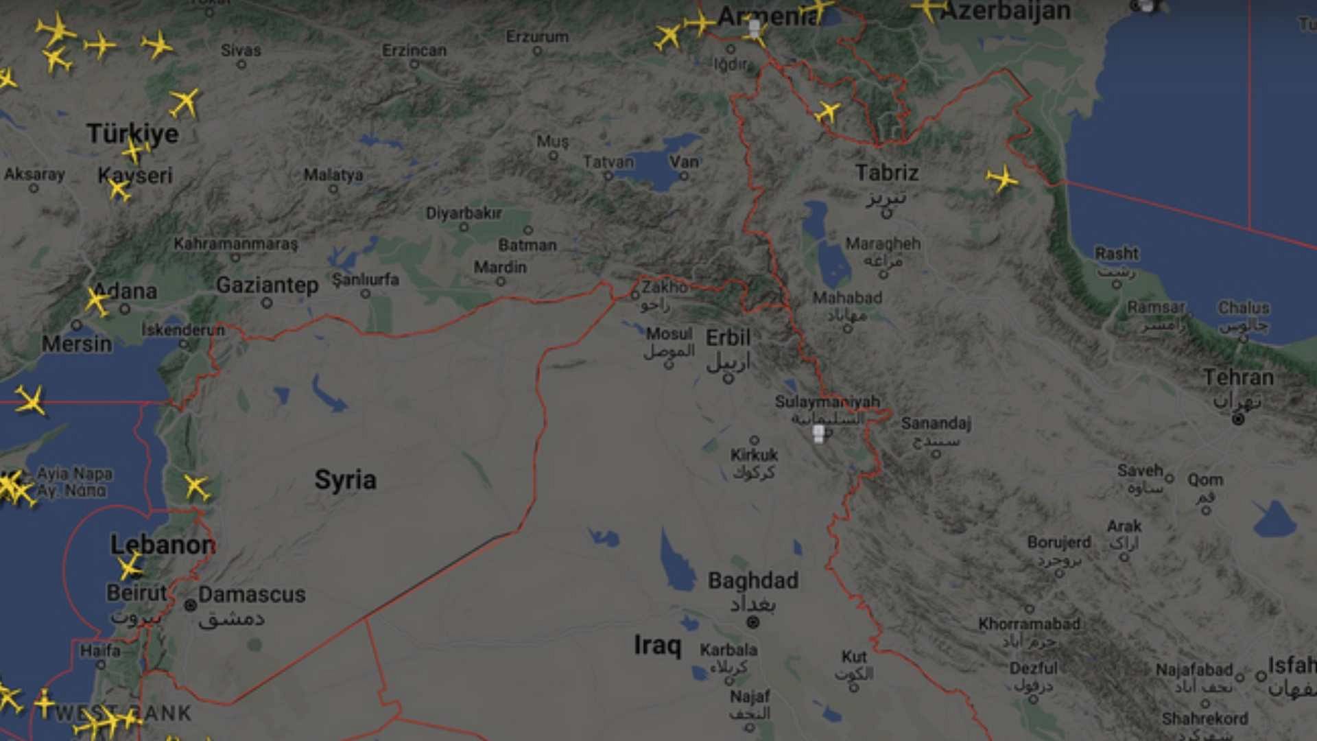 Flights forced to turn back after Iran missile attack closes airspace ...