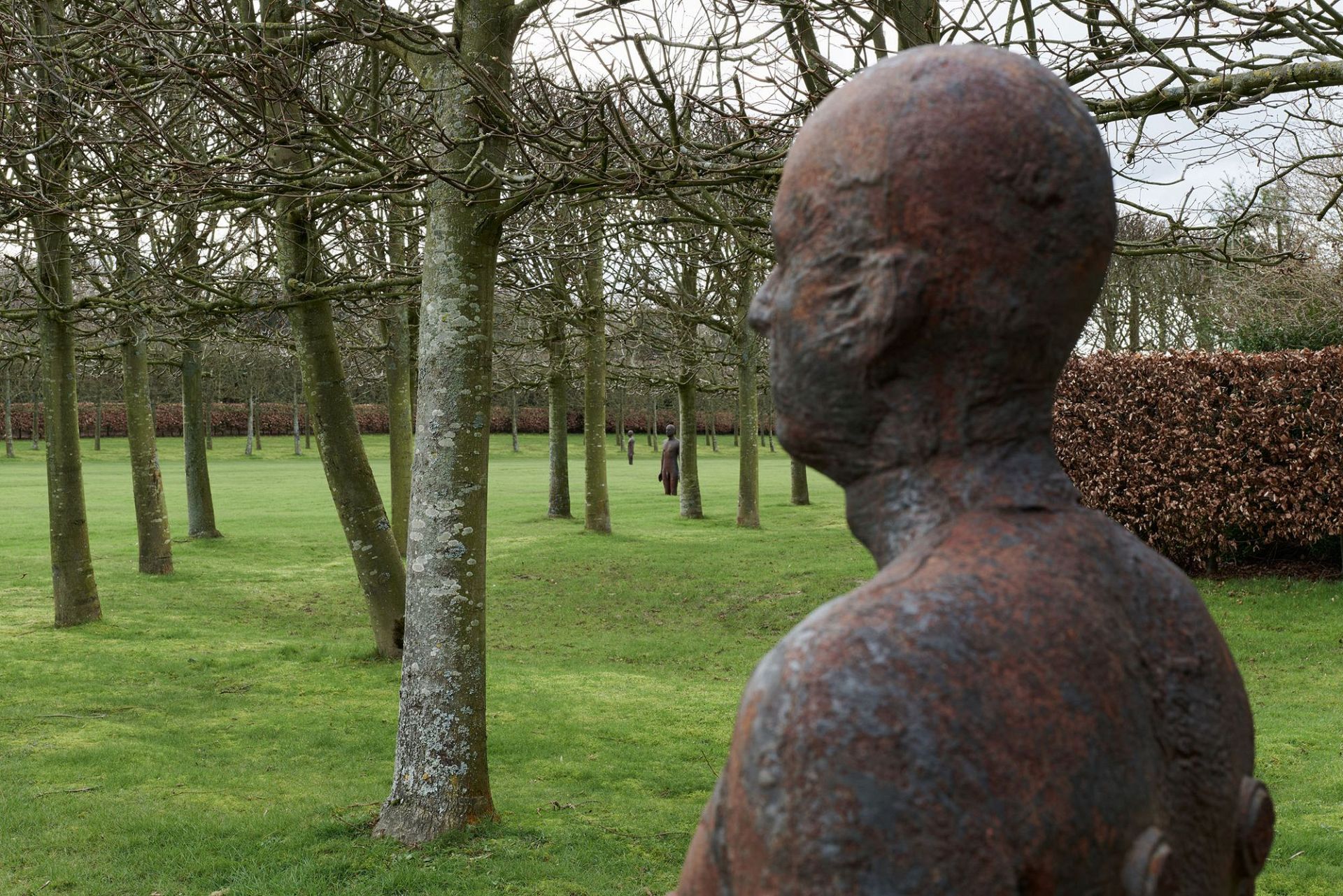 British sculptor Antony Gormley unveils new exhibition in English ...