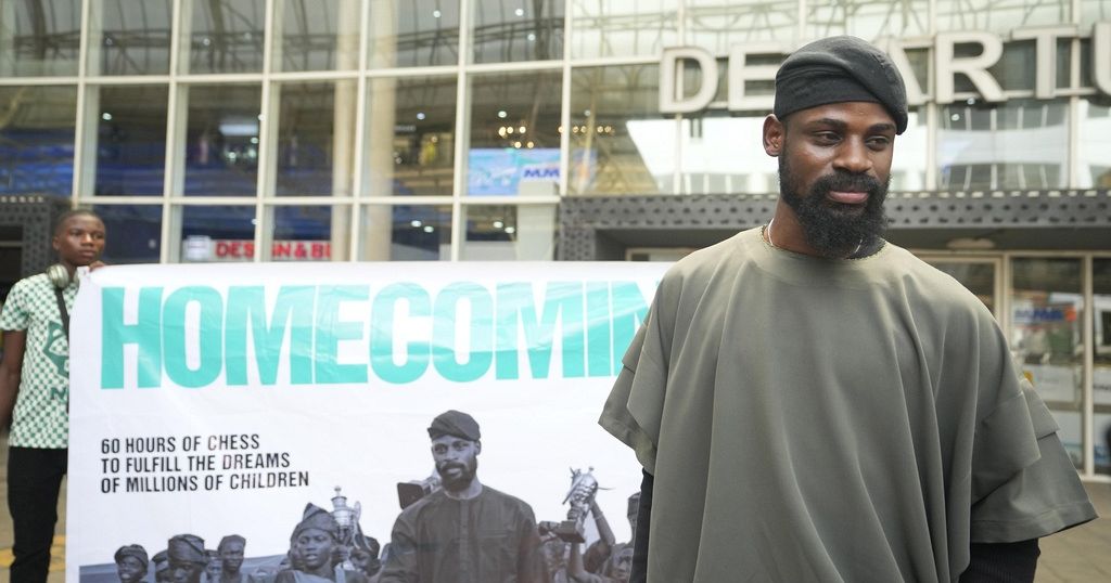 Guinness World Record: Chess champion returns home to Lagos | Africanews