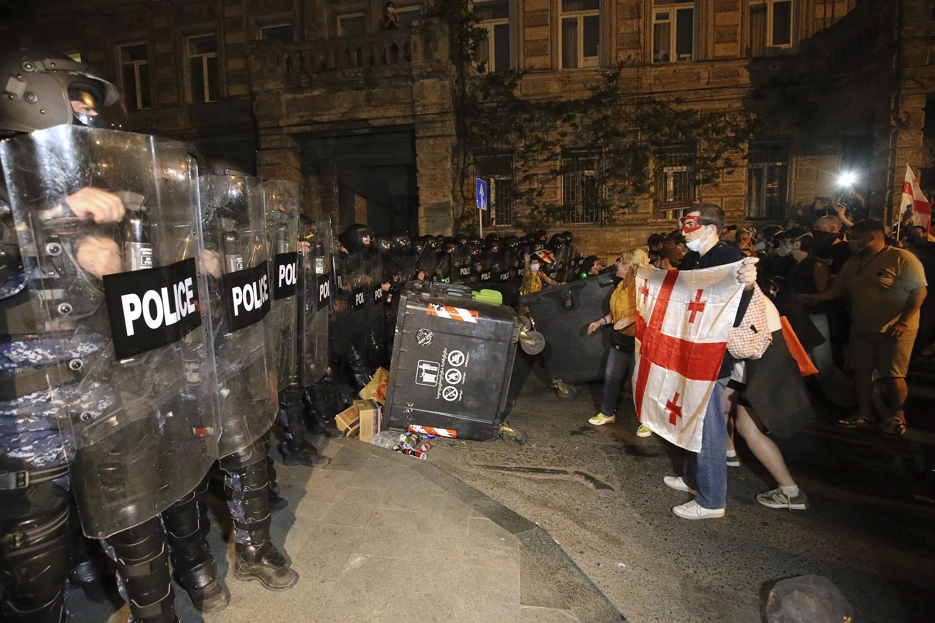 Police beat and arrest Tbilisi protesters as parliament debates ...