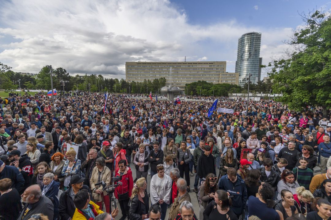 Thousands rally in Slovakia to protest overhaul of public broadcaster ...