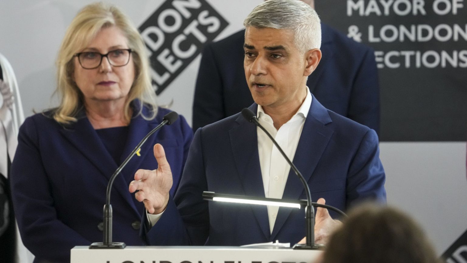 Újra Sadiq Khant választották meg London polgármesterének | Euronews