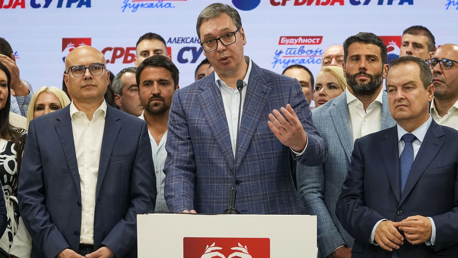 Serbia's ruling populists claim 'pure and convincing' victory in ...